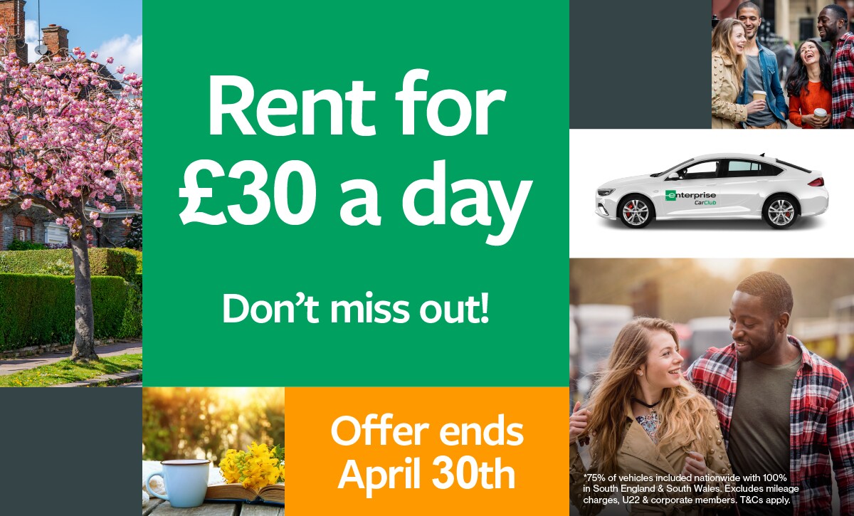 Enterprise Car Club - Automated Daily & Hourly Car Rental across the UK